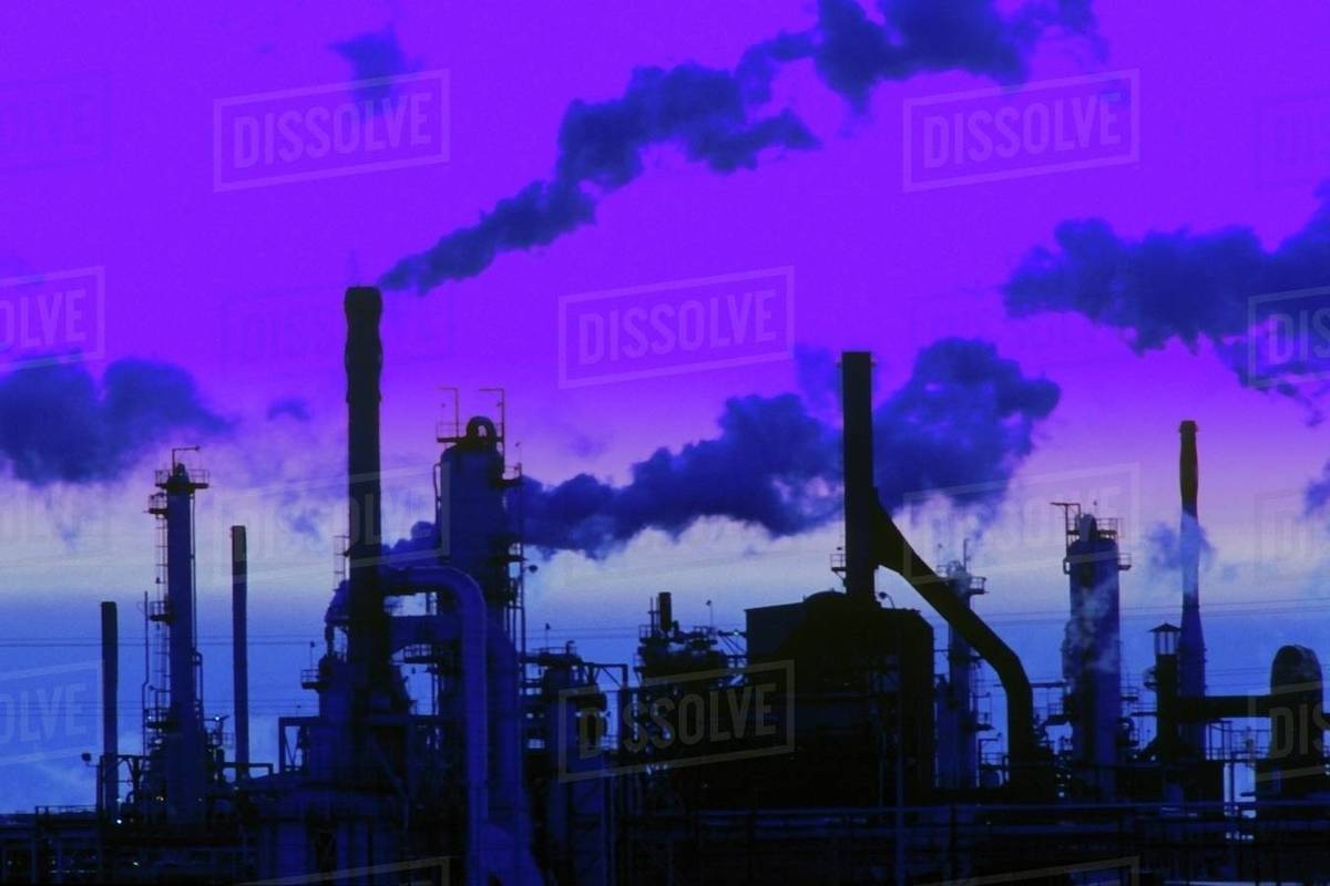 Natural Gas Processing Plant - Royalty-free Stock Photo | Dissolve