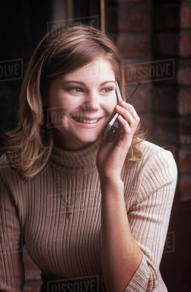 Teenager Talking On The Cell Phone - Royalty-free Stock Photo | Dissolve