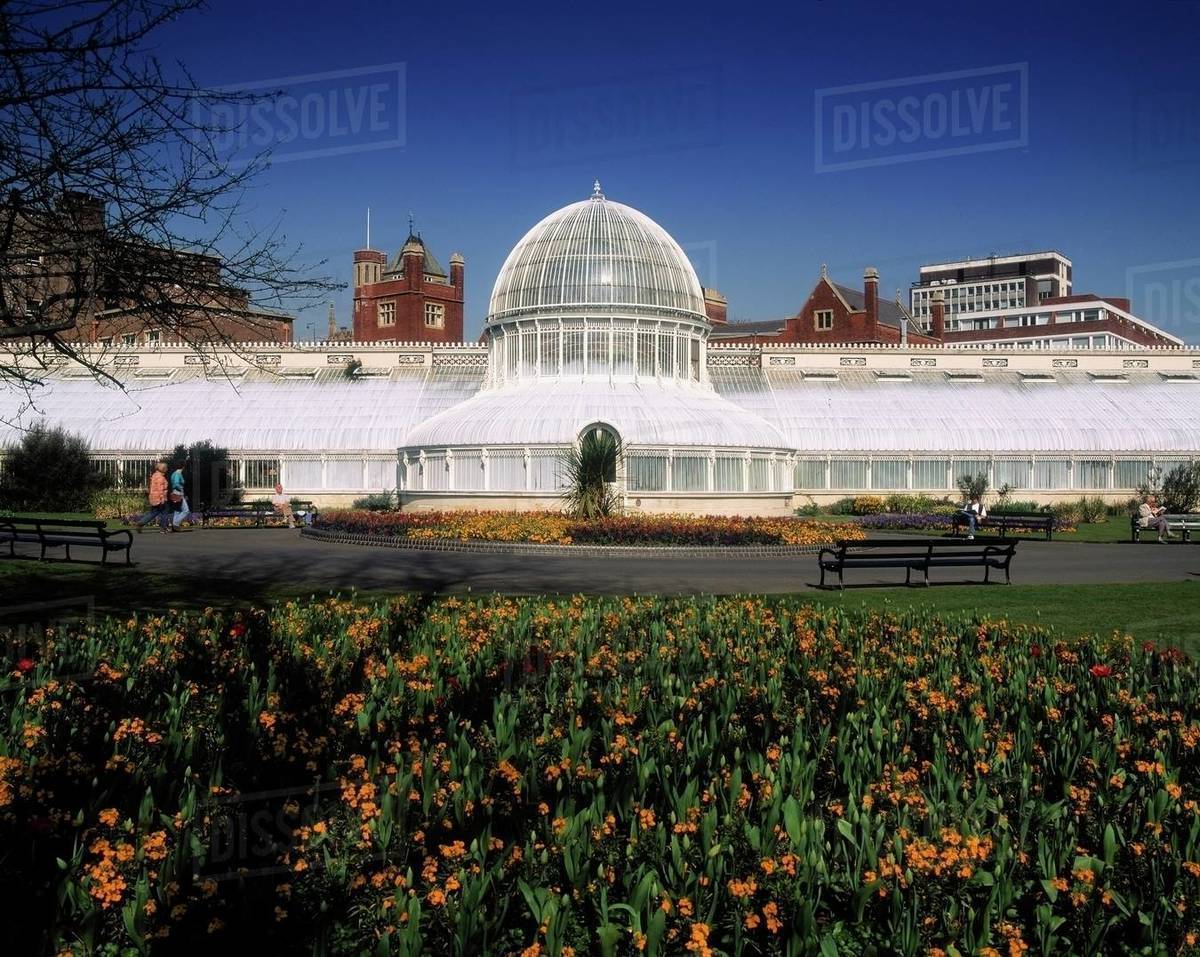 Palm House, Belfast Botanic Gardens, Belfast, Ireland - Stock Photo ...