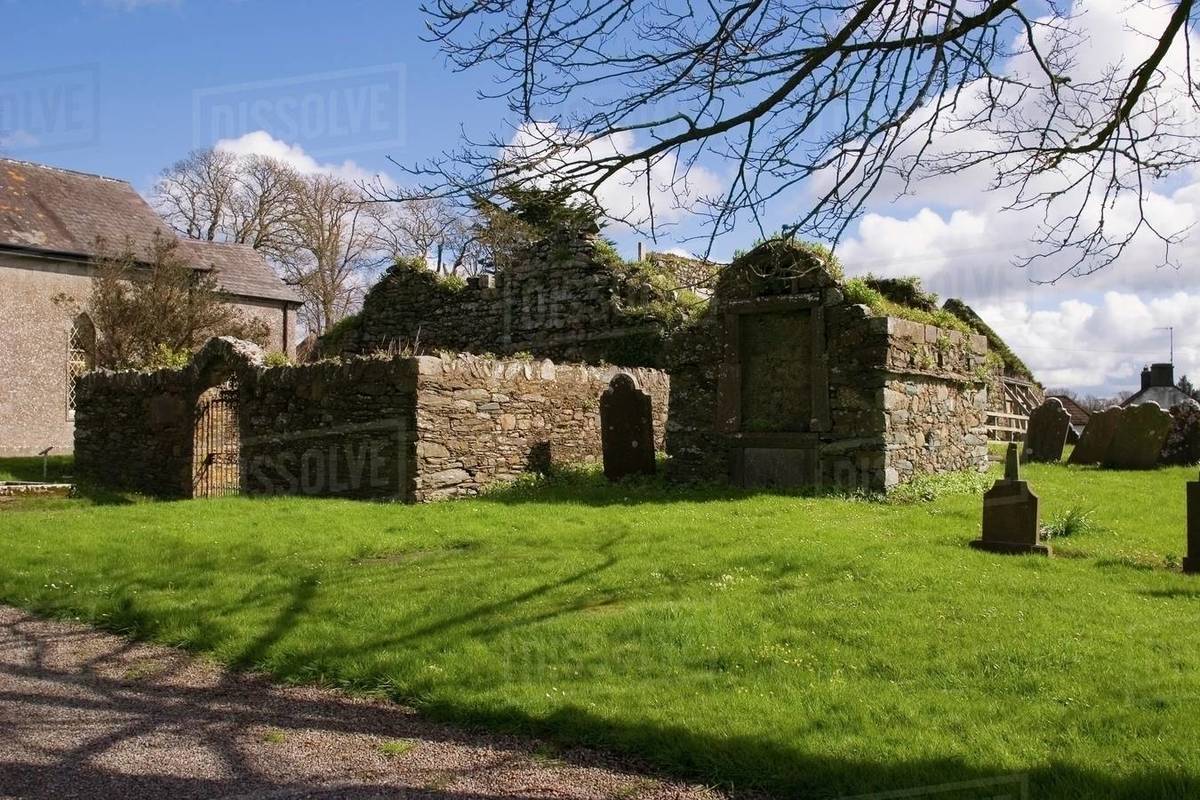 Stradbally, Copper Coast, Co Waterford, Ireland; Medieval Church Ruins ...
