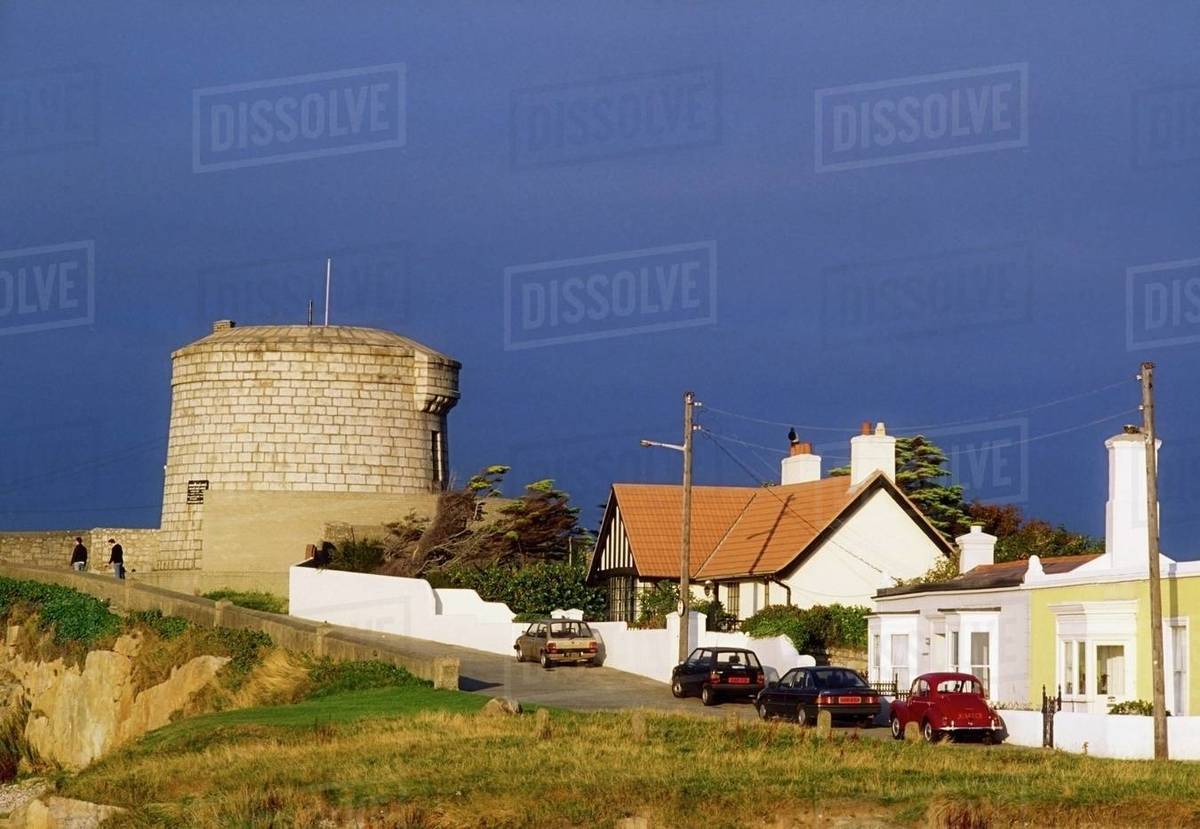 James Joyce Tower And Museum, Sandycove, Co Dublin, Ireland; Martello ...