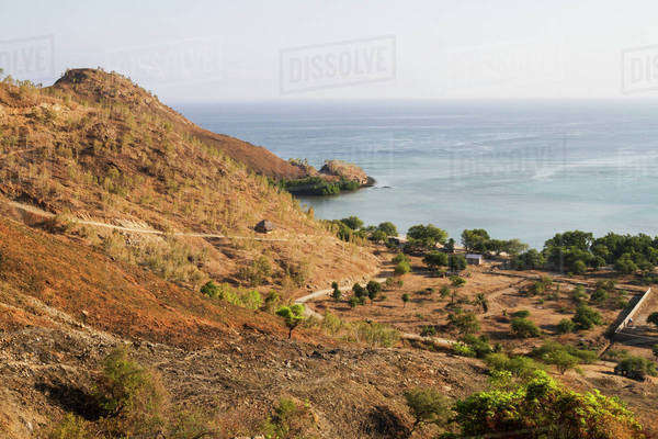 Isthmus near Metinaro; Dili District, East Timor - Royalty-free Stock ...