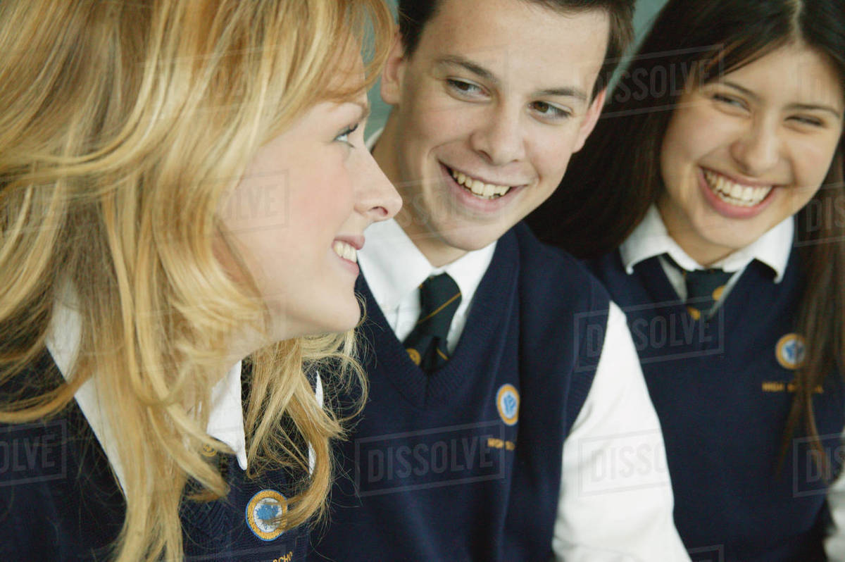 Students In Uniform - Stock Photo - Dissolve