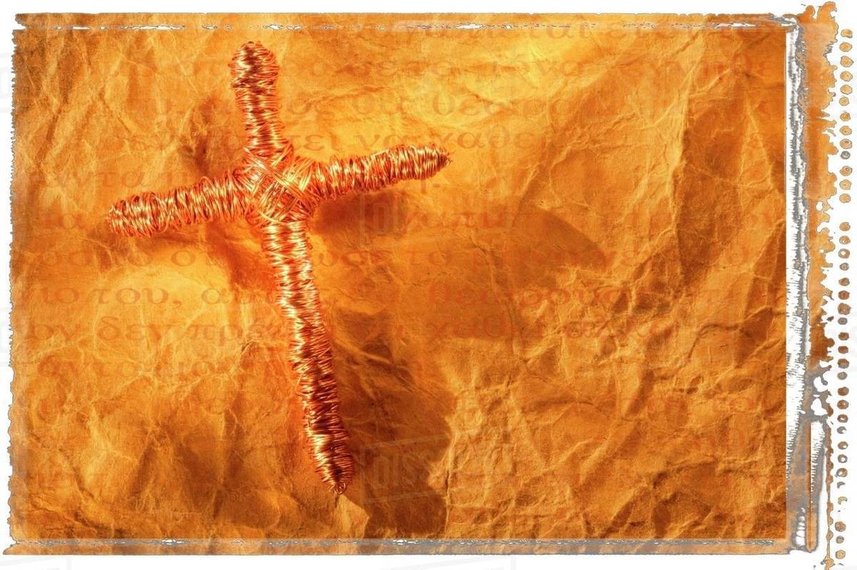 A Gold Cross - Stock Photo - Dissolve