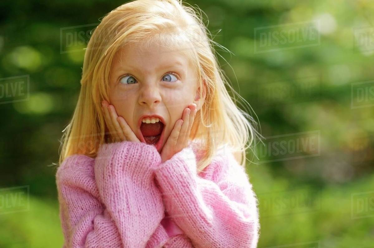 Child Has Goofy Expression - Royalty-free Stock Photo | Dissolve