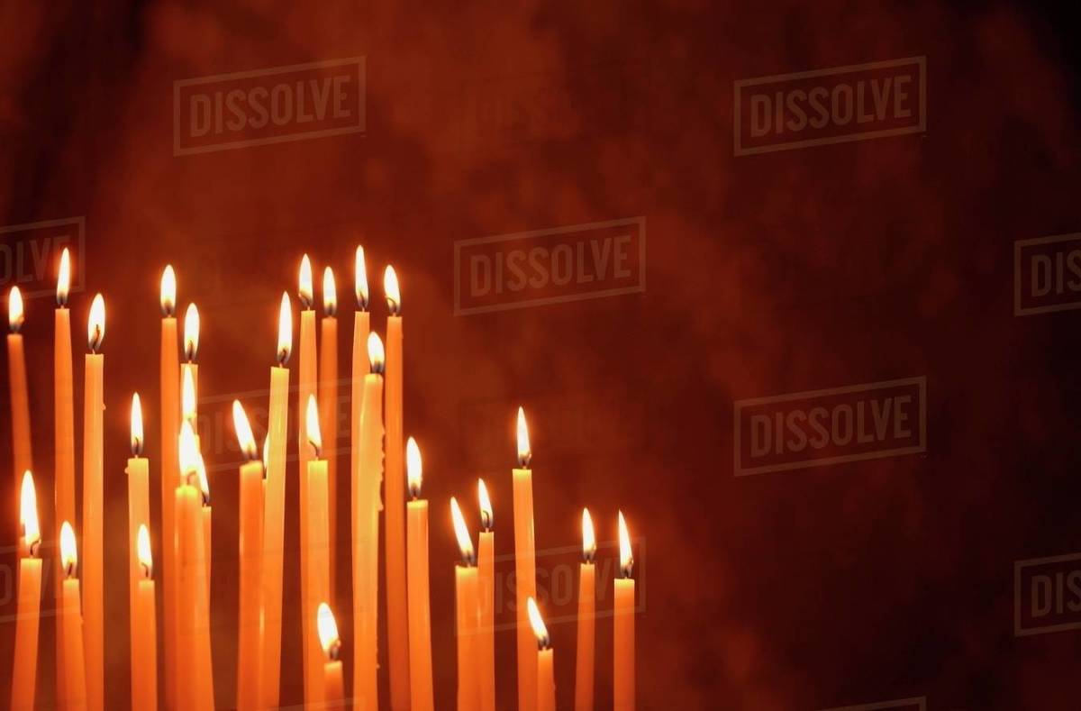 Lit Candles - Royalty-free Stock Photo | Dissolve