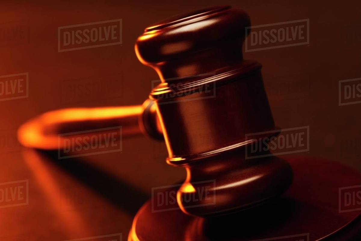 Closeup Of A Gavel - Royalty-free Stock Photo | Dissolve