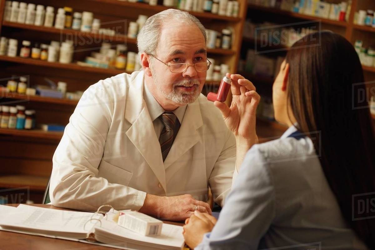 Pharmacist Giving Medical Advice To Patient - Royalty-free Stock Photo ...