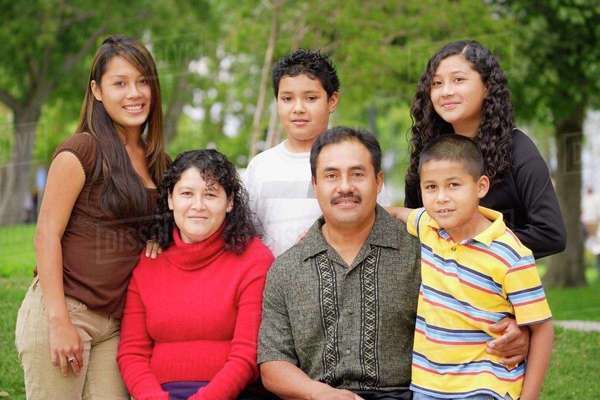 Latino Family - Stock Photo - Dissolve