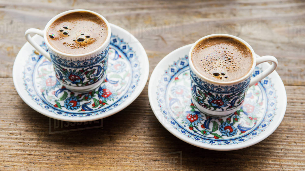 Turkish coffee; Istanbul, Turkey - Stock Photo - Dissolve