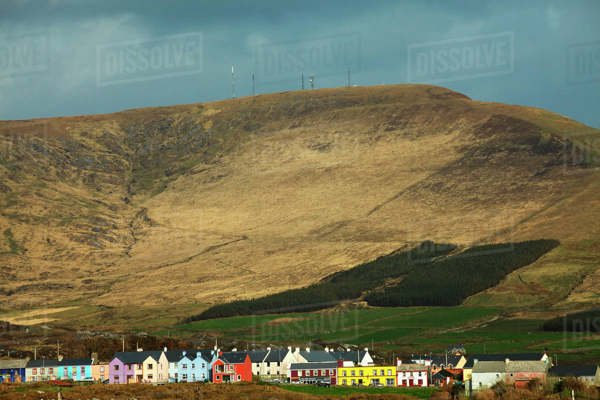Allihies village on the Beara peninsula in West Cork on the Wild ...
