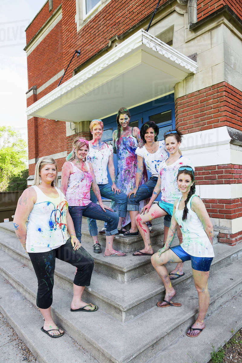 Paint the Bride stagette party; Edmonton, Alberta, Canada - Royalty ...