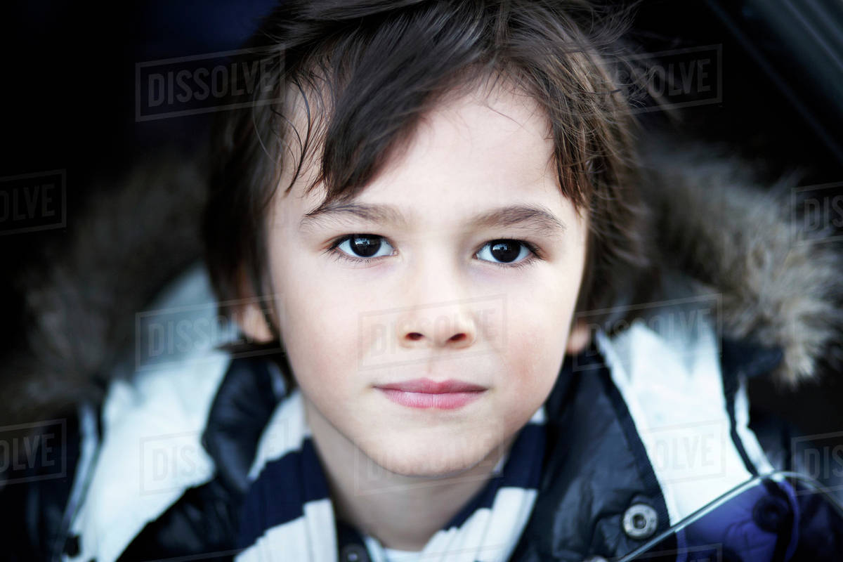 Portrait of a young boy; Canada - Royalty-free Stock Photo | Dissolve