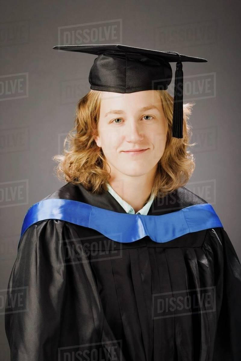 Graduation Portrait - Royalty-free Stock Photo | Dissolve