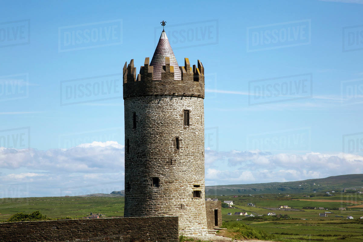 Medieval Round Castle Tower