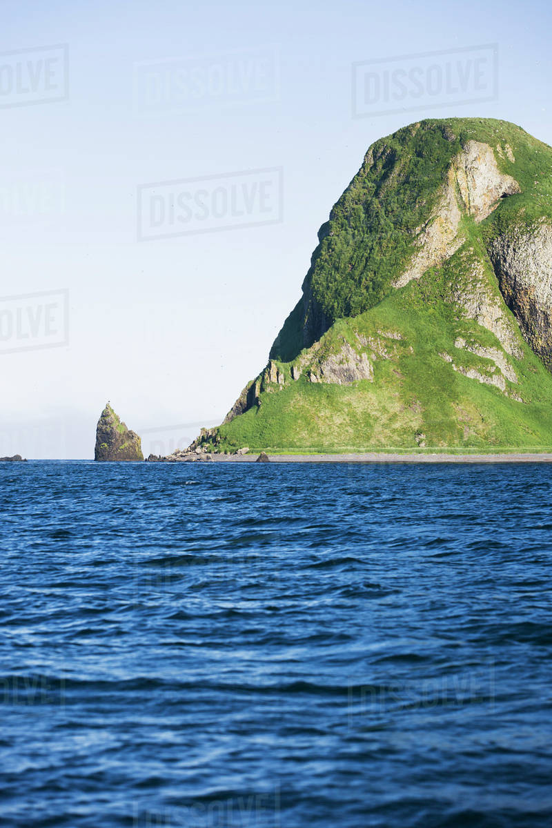 Sankin Island In Ikatan Bay In False Pass, Also Known As Isanotski ...