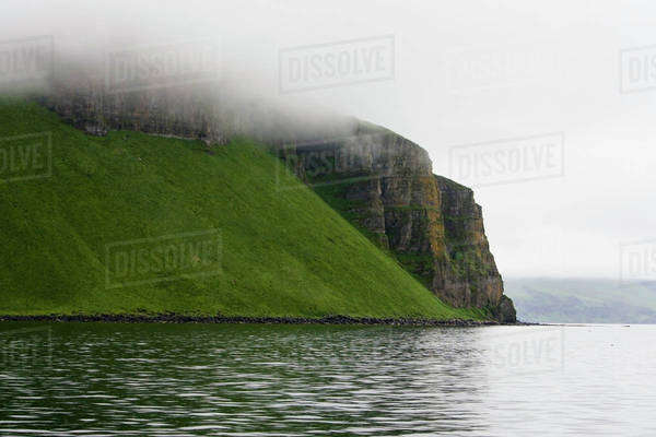 Palisade Cliffs At The End Of The Alaska Peninsula In False Pass Also ...