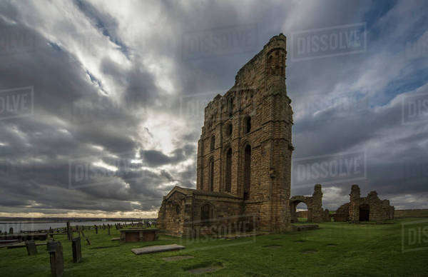 Tynemouth priory;Tynemouth tyne and wear england - Royalty-free Stock ...