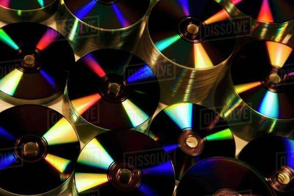 Stacks Of Compact Discs - Royalty-free Stock Photo | Dissolve