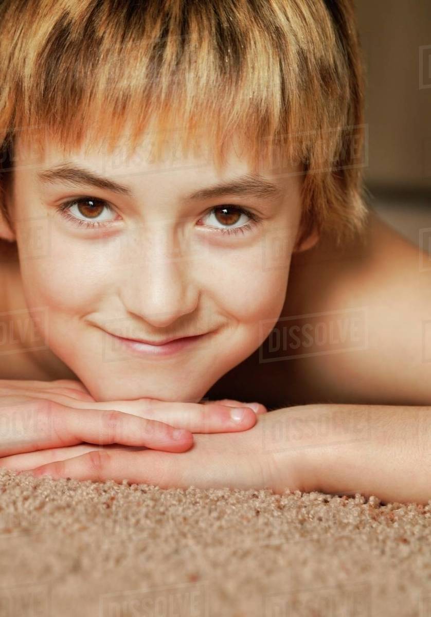 Boy Laying Down - Stock Photo - Dissolve