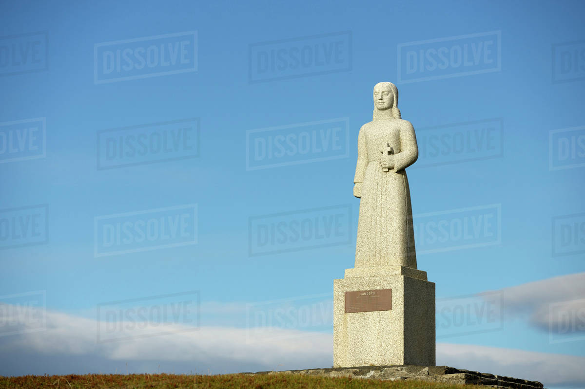 Landsyn, Statue In The Image Of The Angel, Church Of Strandarkirkja ...