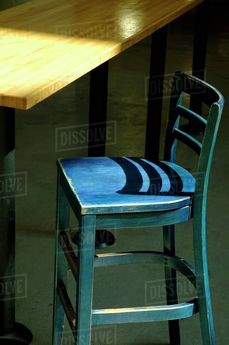 Empty Chair At Table - Royalty-free Stock Photo | Dissolve