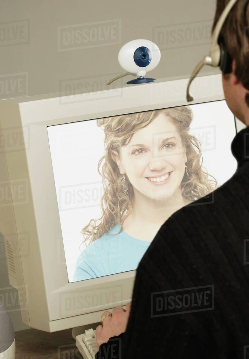 Using A Webcam - Stock Photo - Dissolve