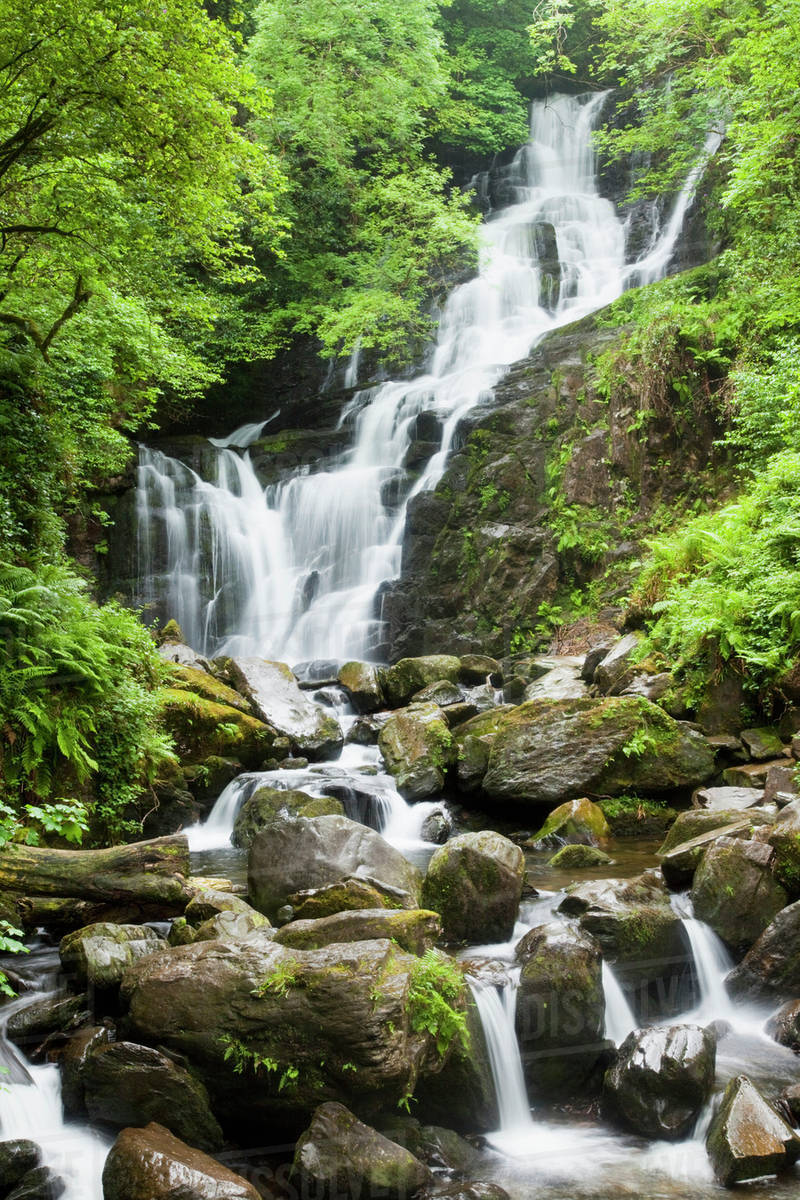 Torc Waterfall; Killarney, County Kerry, Ireland - Royalty-free Stock ...