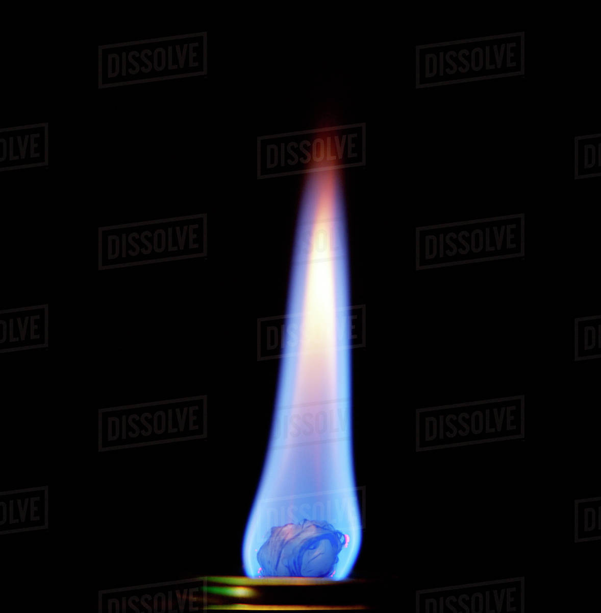 Fire Flame From A Butane Burner - Stock Photo - Dissolve