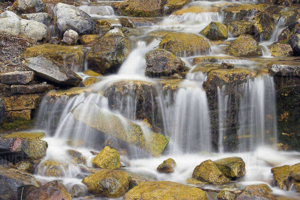 O' Shaughnessy Falls, Kananaskis Country, Alberta, Canada - Stock Photo ...