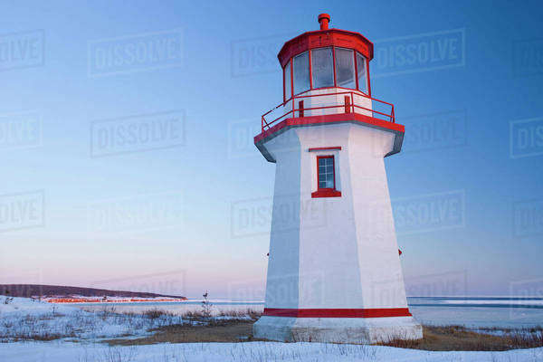 View Of Cap Blanc Lighthouse And - Royalty-free Stock Photo | Dissolve