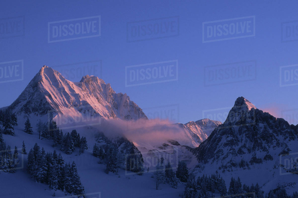 Jumbo Mountain And Karnak Mountain Seen From Jumbo Pass, Purcell ...