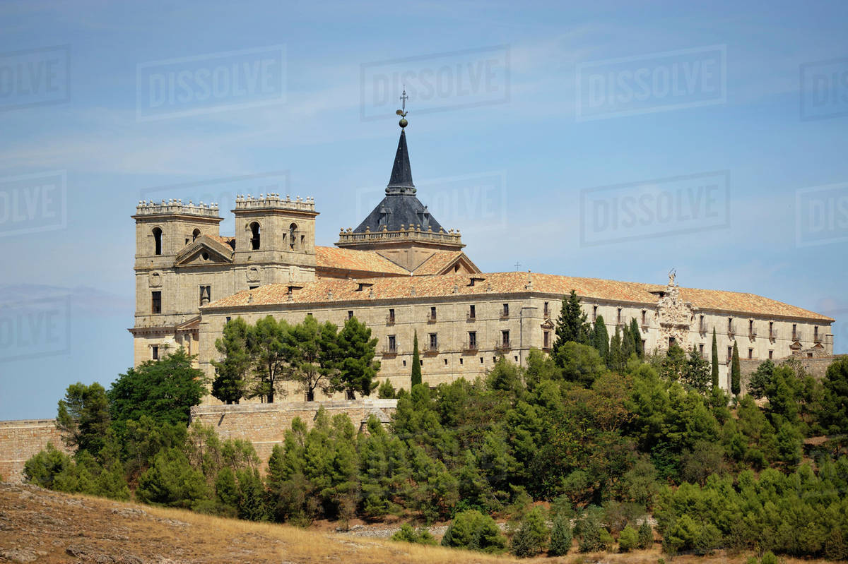 Monastery Of Ucles; Cuenca, Castile La Mancha, Spain - Royalty-free ...