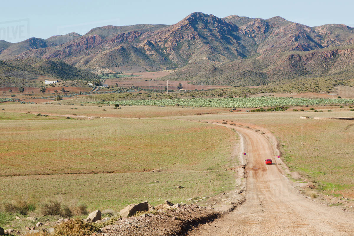 Typical Untouched Countryside In The Natural Park In Cabo De Gata-Nijar ...