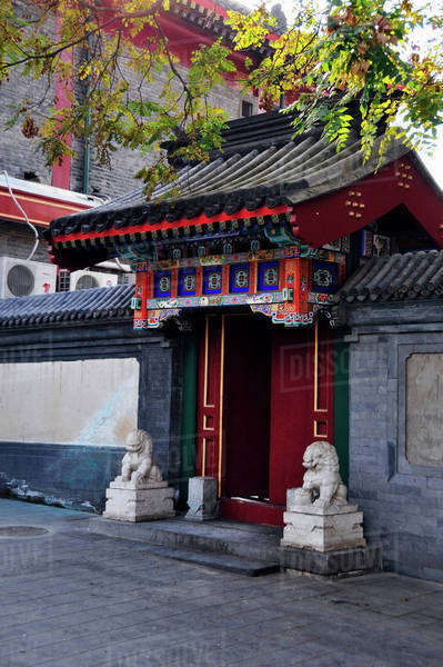 Traditional chinese gate;Beijing china - Royalty-free Stock Photo ...
