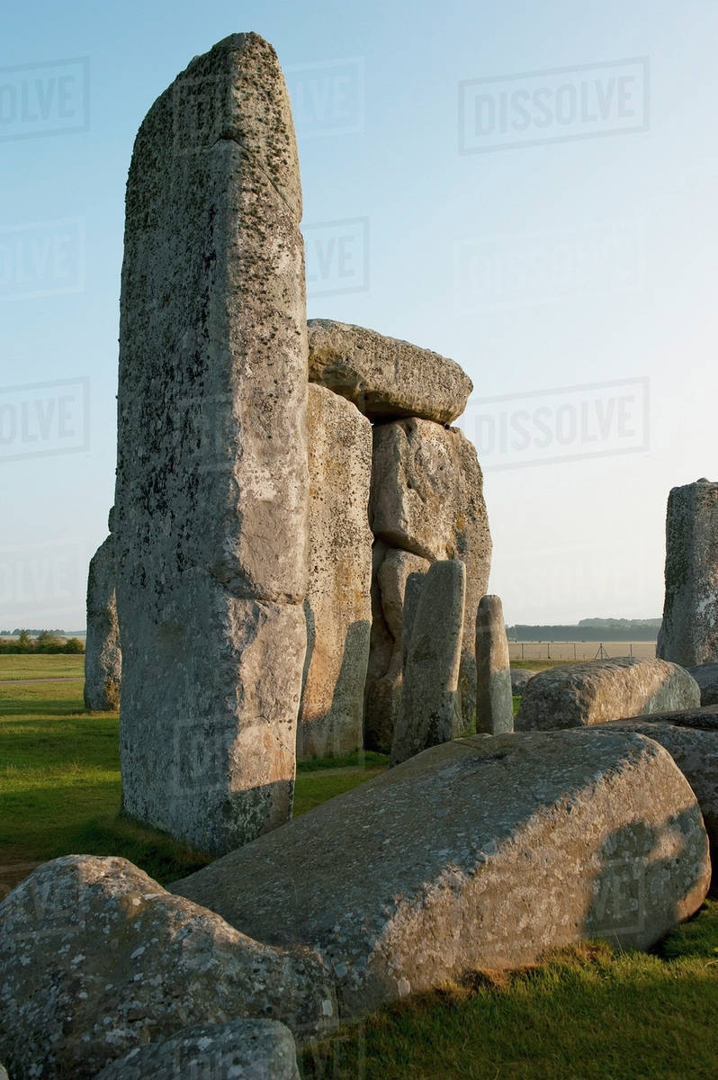 Standing stones;England - Stock Photo - Dissolve