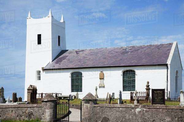 Exterior Of Ballintoy Parish Church; Ballintoy, County Antrim, Northern ...