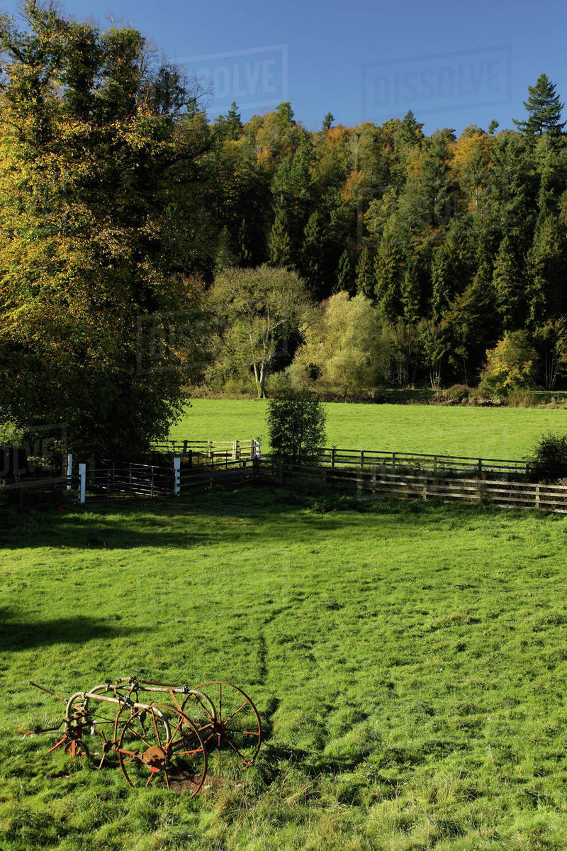 Rural Scene In The Nore River Valley; Inistioge, County Kilkenny ...