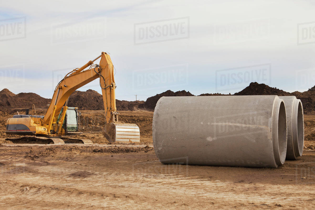 Infrastructure Development In A New Residential Area; Edmonton, Alberta ...