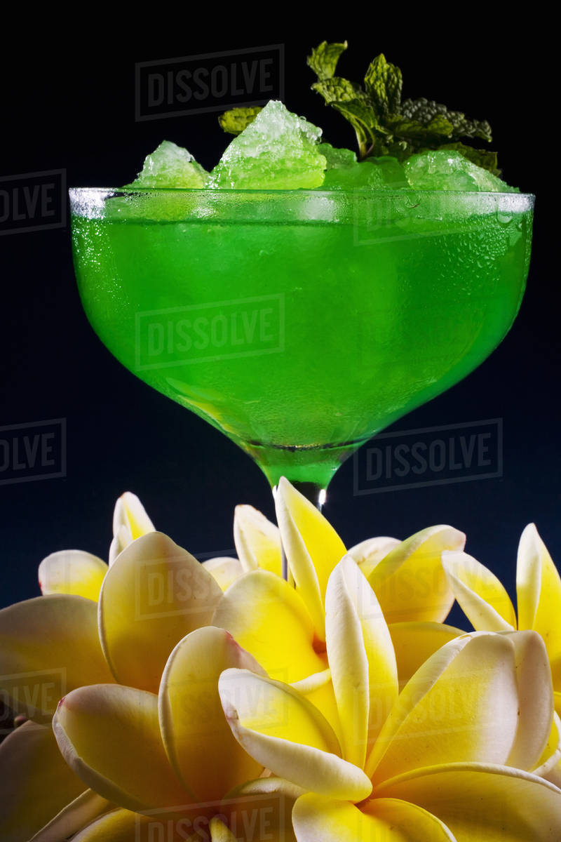 Close-Up Of An Exotic Tropical Drink. - Royalty-free Stock Photo | Dissolve