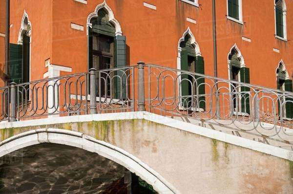 Venice, Italy; A Bridge And House Windows - Royalty-free Stock Photo ...
