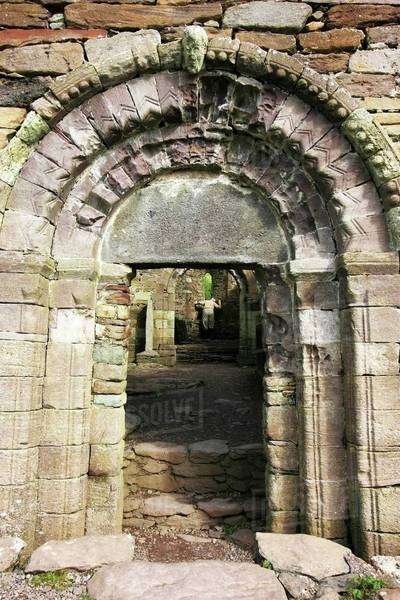 Kilmalkedar Church, Dingle, County Kerry, Ireland; Entrance To Church ...