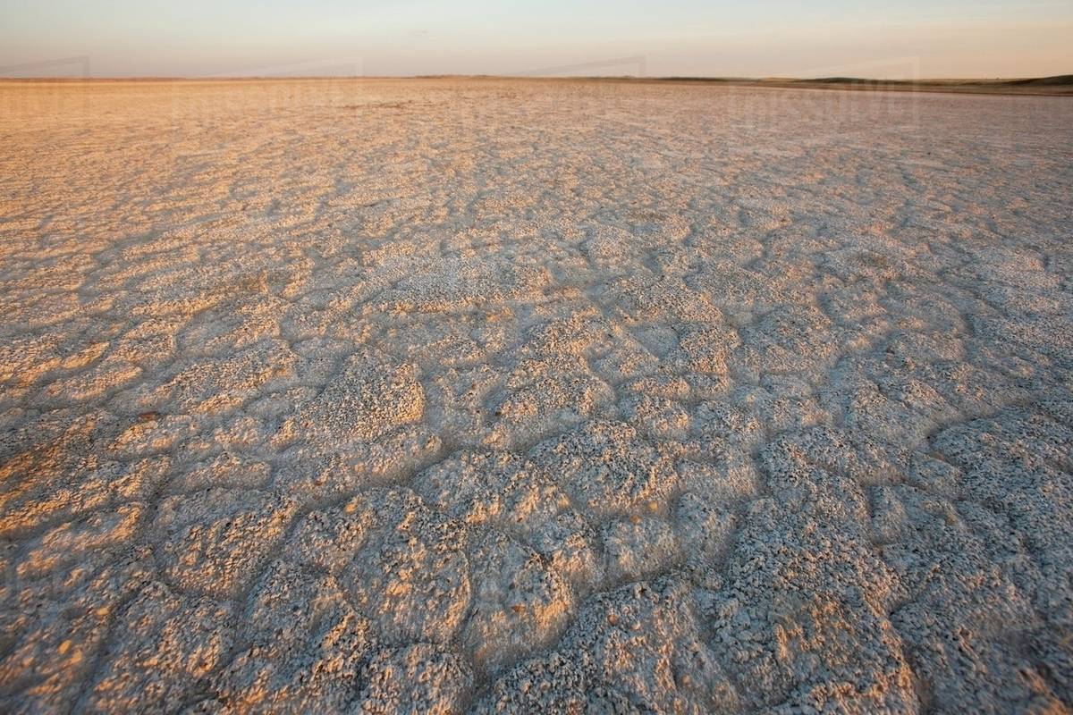 Dry Ground Reaching Into The Horizon - Royalty-free Stock Photo | Dissolve
