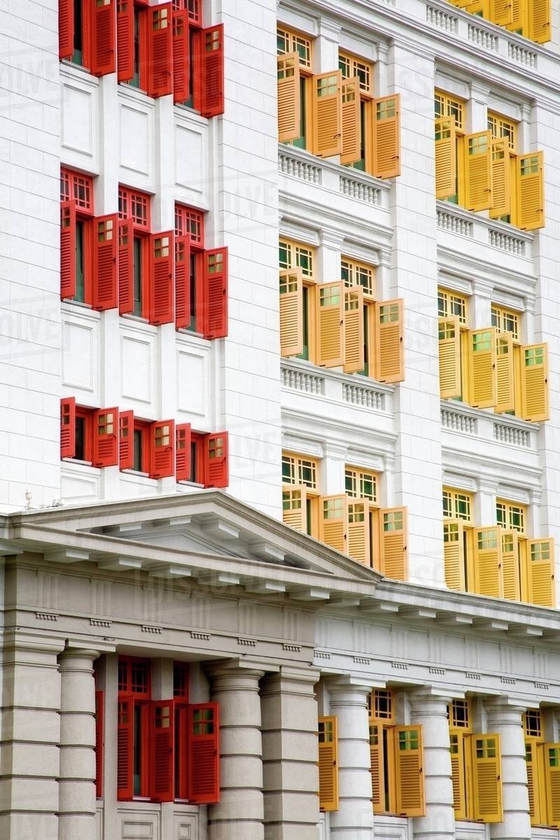 Singapore, Asia; Mica Building On Hill Street - Stock Photo - Dissolve