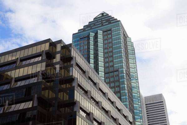 High Rise Buildings, Montreal, Quebec, Canada - Royalty-free Stock ...
