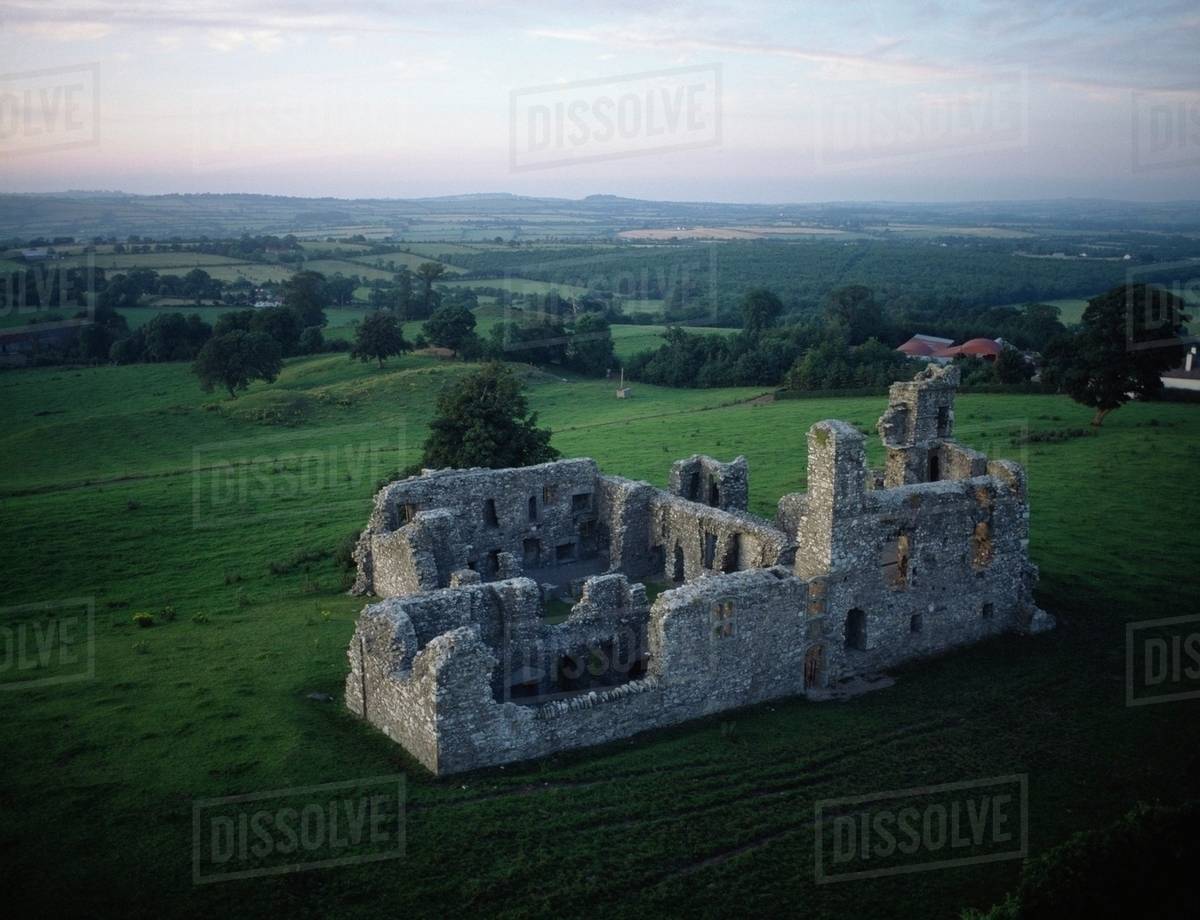 Ruins Of The Abbey Of Slane; County Meath, Ireland - Royalty-free Stock ...