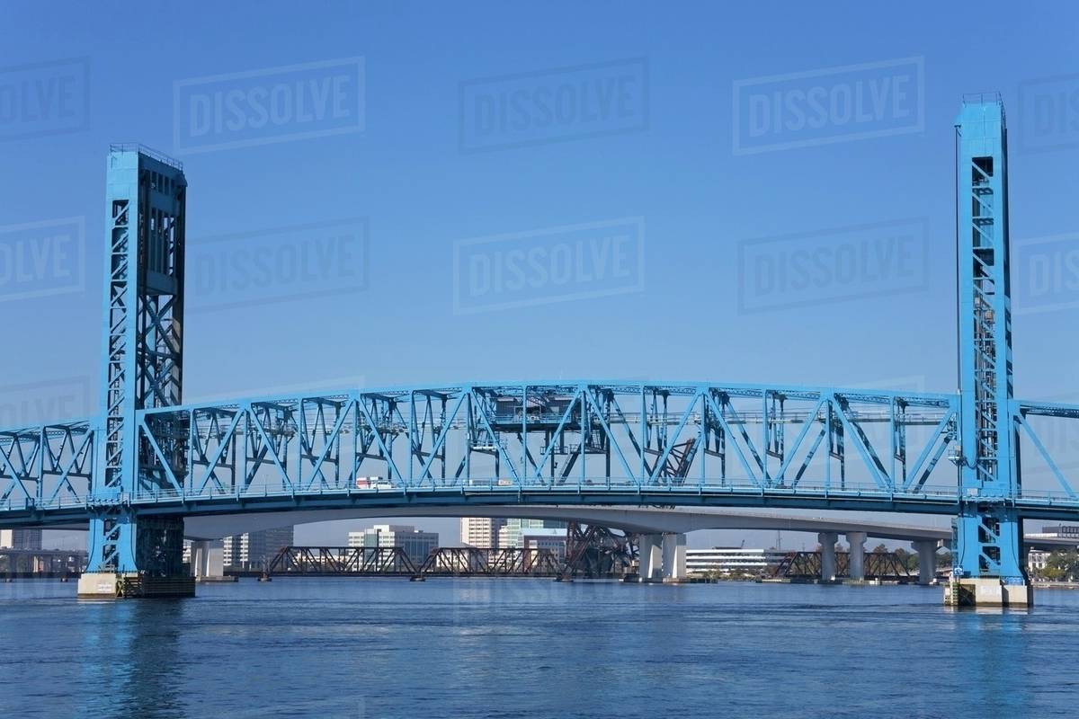 Main Street Bridge, Jacksonville, Florida, Usa - Stock Photo - Dissolve