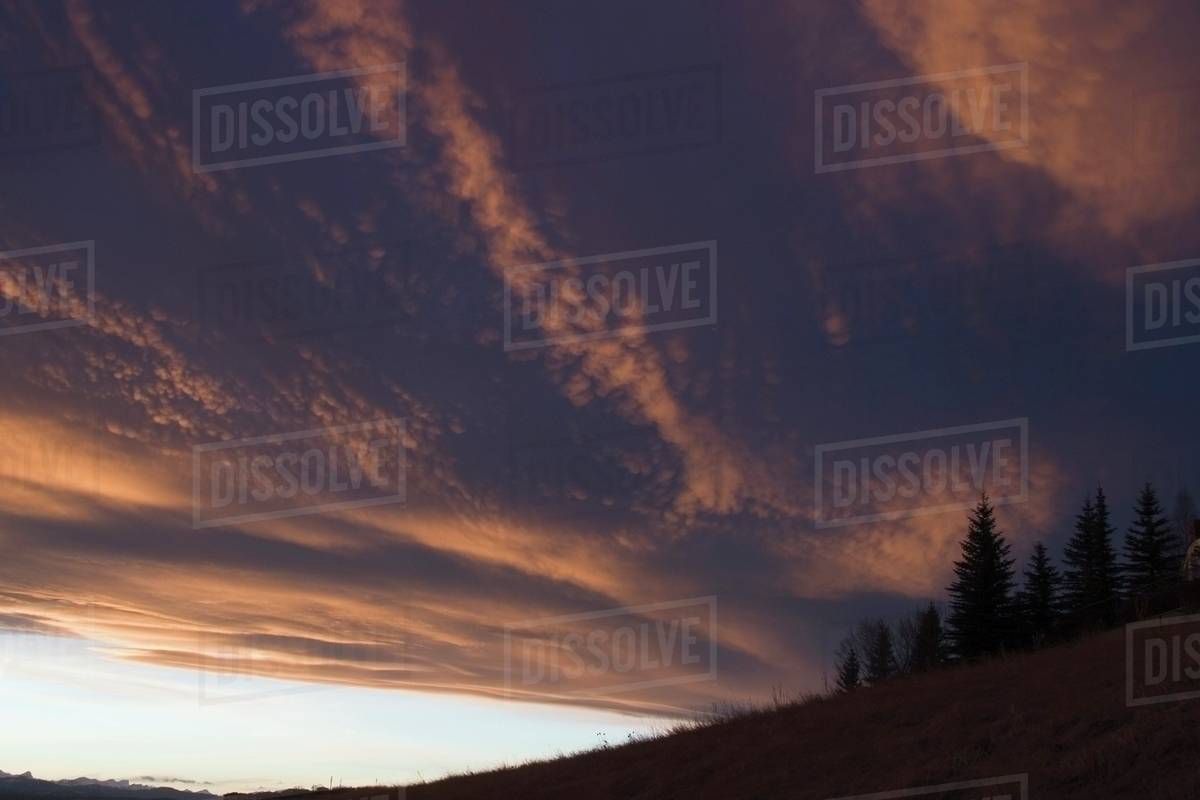 Chinook Clouds, Calgary, Alberta, Canada - Royalty-free Stock Photo ...