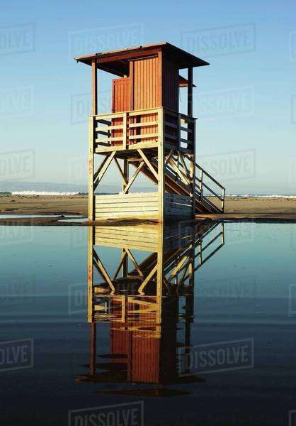 Lifeguard Tower - Stock Photo - Dissolve