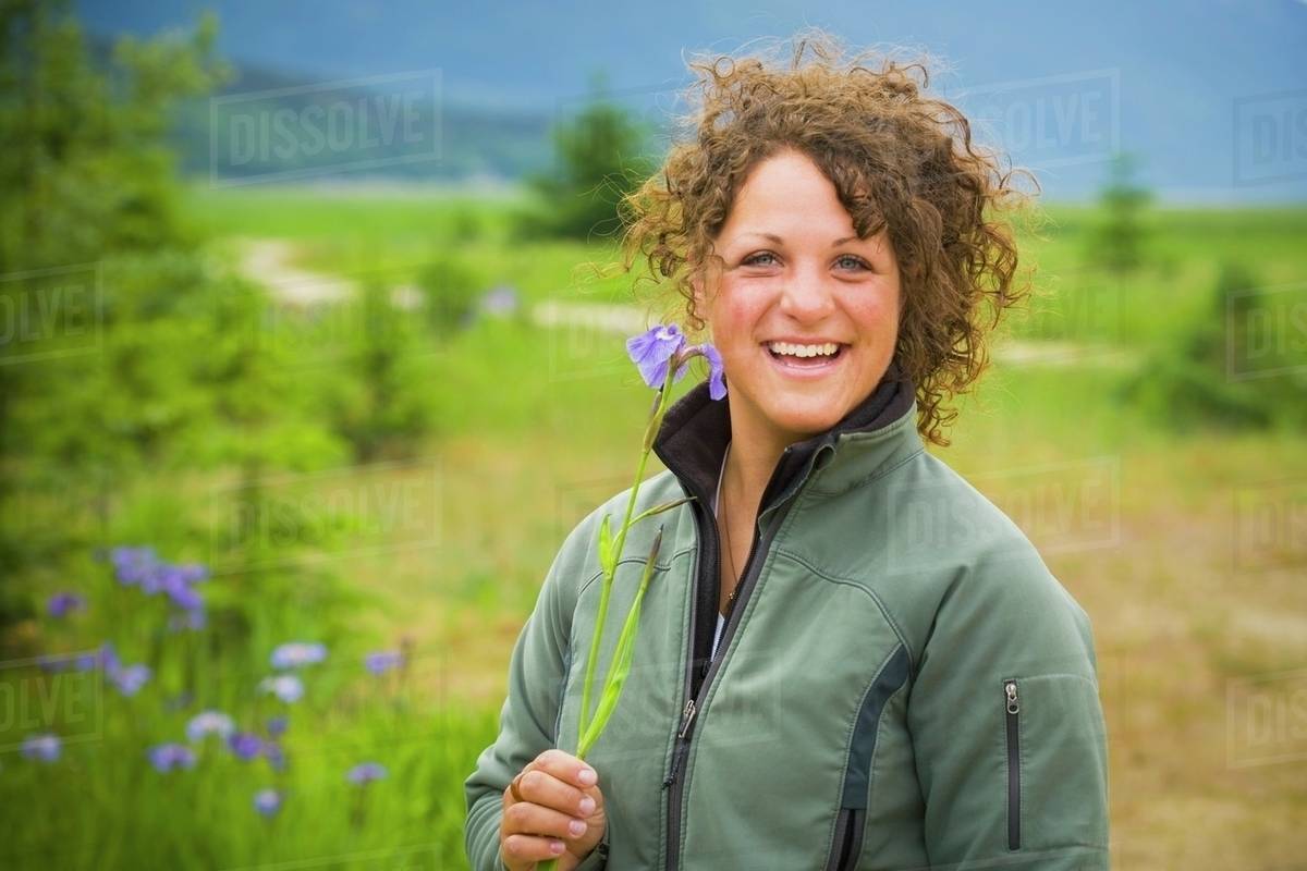 Female Portrait; Skagway, Alaska, Usa - Royalty-free Stock Photo | Dissolve